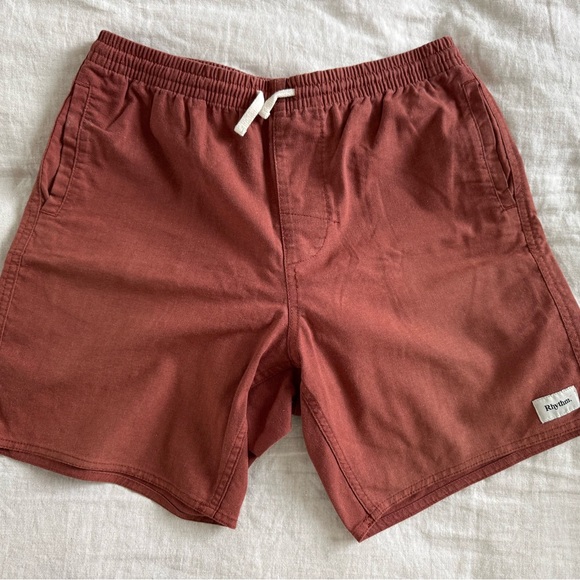 Rhythm. | Shorts | Rhythm Brick Red Relaxed Shorts | Poshmark